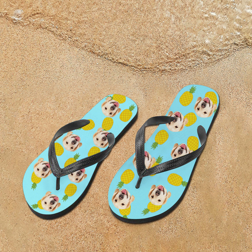 Custom Flip Flops with Photo For Man And Woman Create Your Own Flip Fl ...