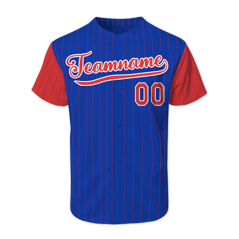 Custom Blue Authentic Baseball Jerseys Soprts Uniform with Name Team N ...