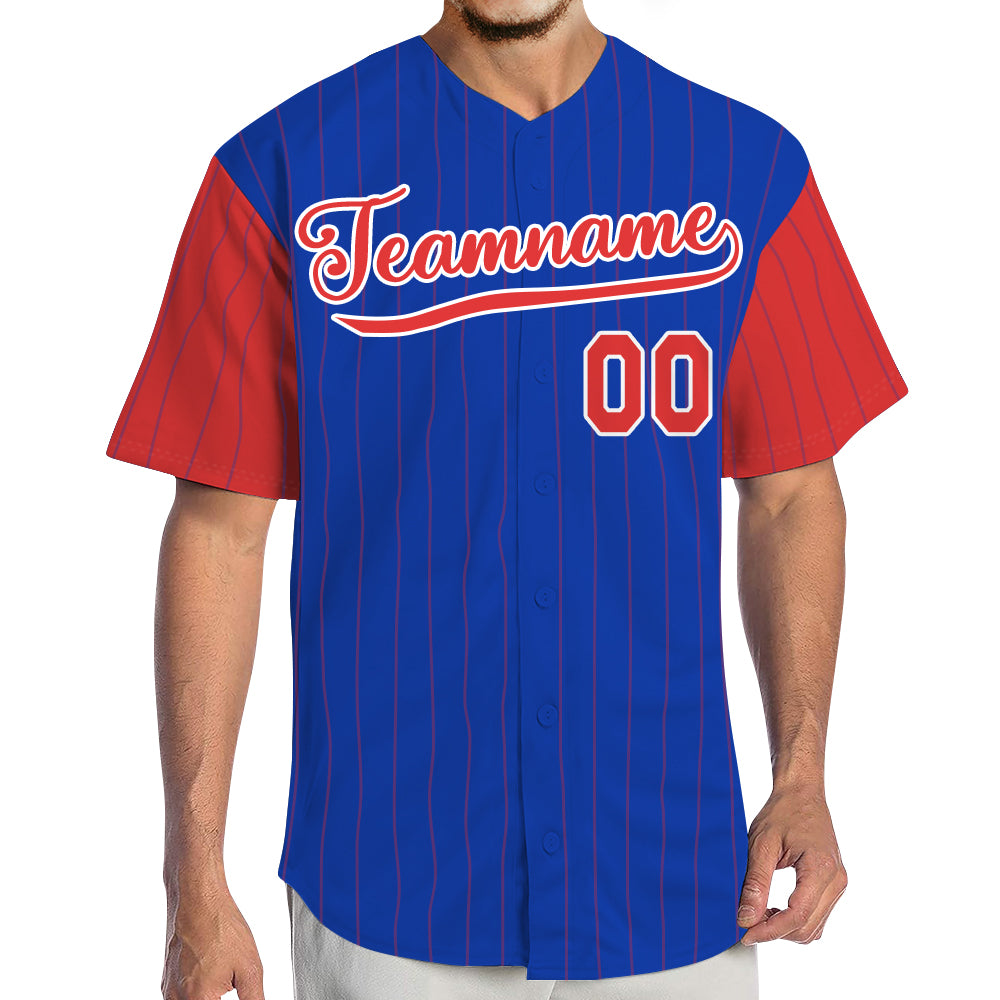 Custom Blue Authentic Baseball Jerseys Soprts Uniform with Name Team N ...