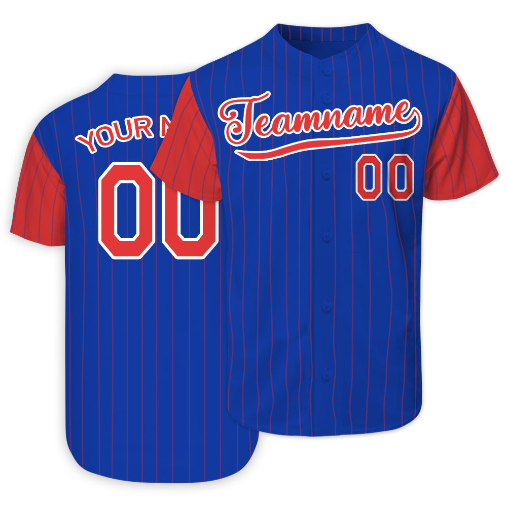 Custom Blue Authentic Baseball Jerseys Soprts Uniform with Name Team N ...