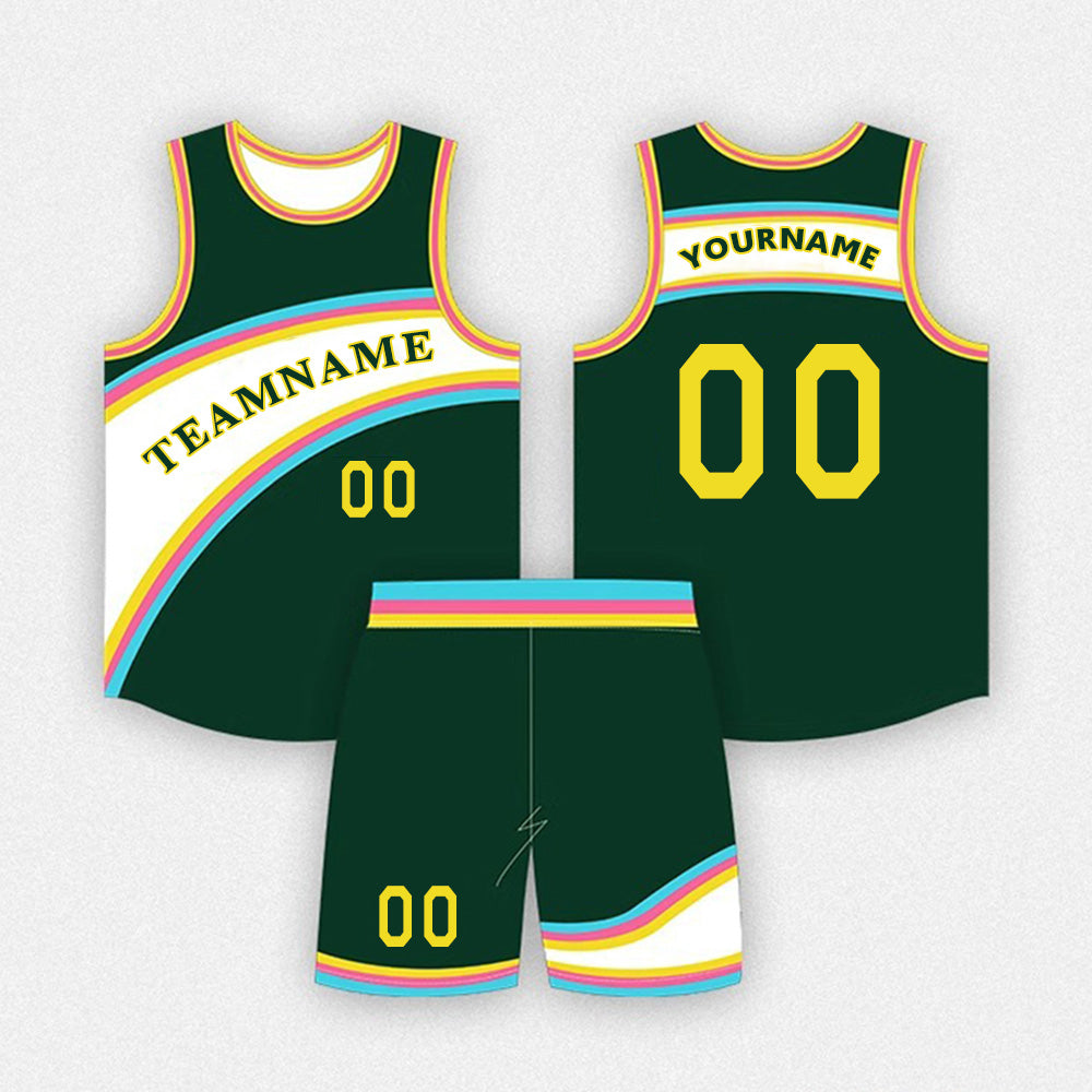 Custom University High School Basketball Team Uniforms Sets ...