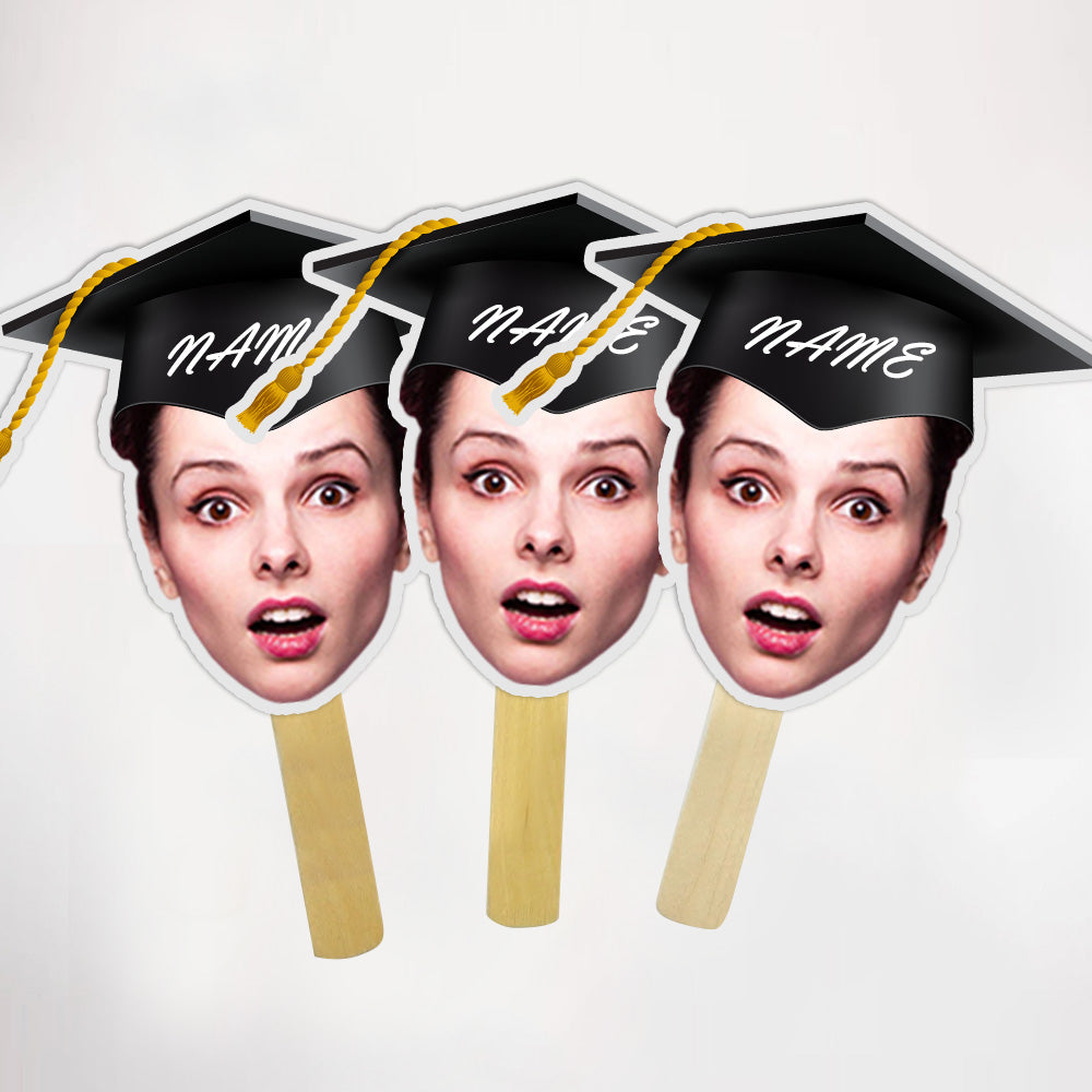 Custom Graduation Head Cutout Faces Head on a Stick Big Head Cutouts G ...