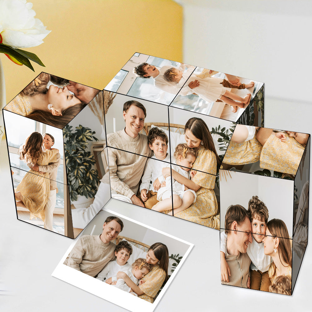 Custom Rotating Photo Cube Custom Infinity Photo Cube Custom Folding P ...
