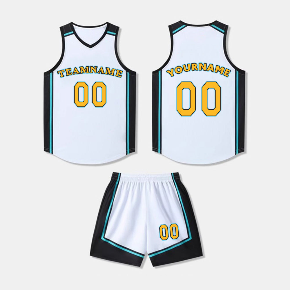 Custom Basketball Reversible Team Uniforms Sets Custom Basketball Jers ...