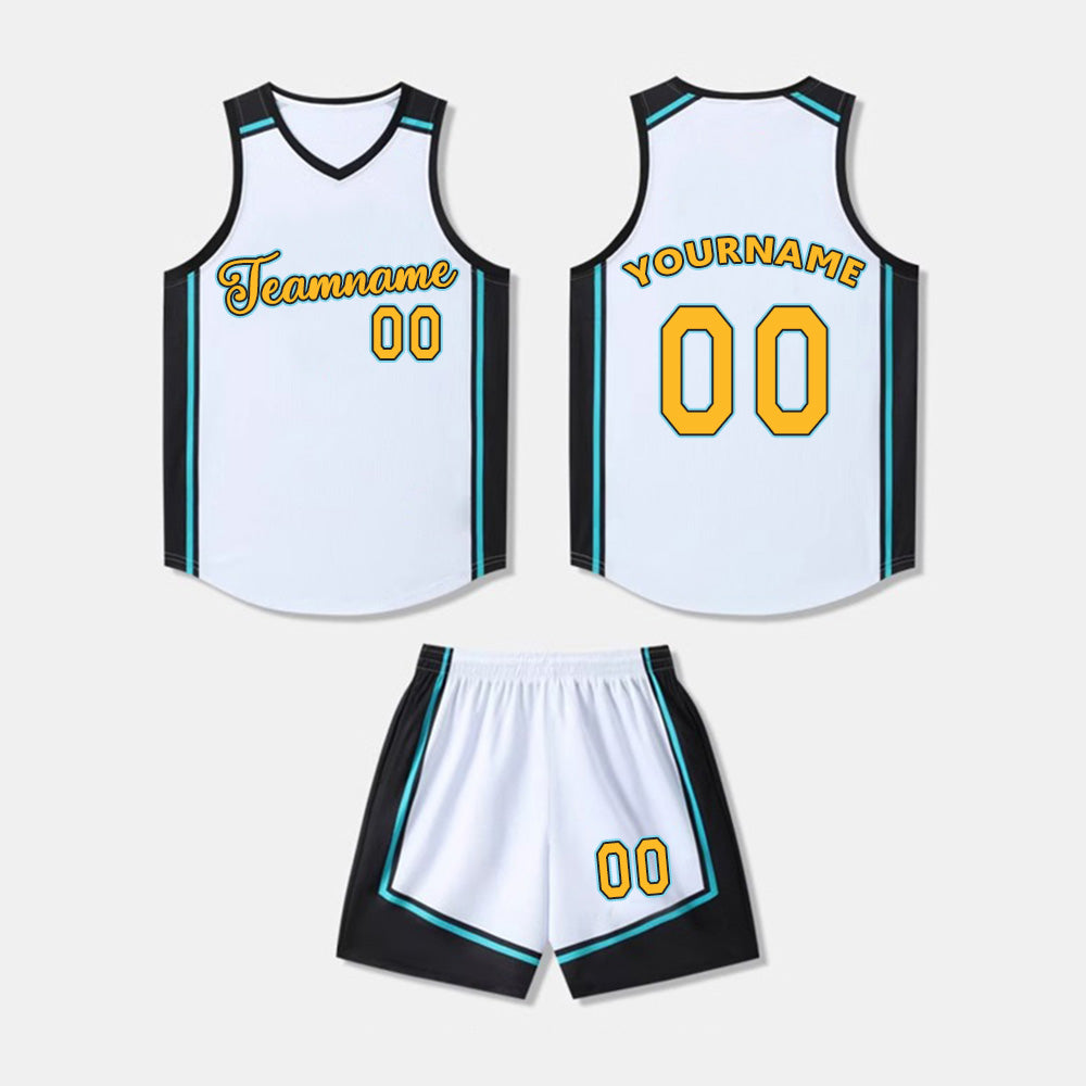 Custom Basketball Reversible Team Uniforms Sets Custom Basketball Jers ...