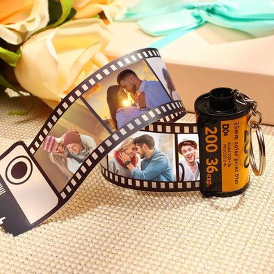 Anniversary Gift Custom Camera Roll Pictures Keychain Christmas Gift ...