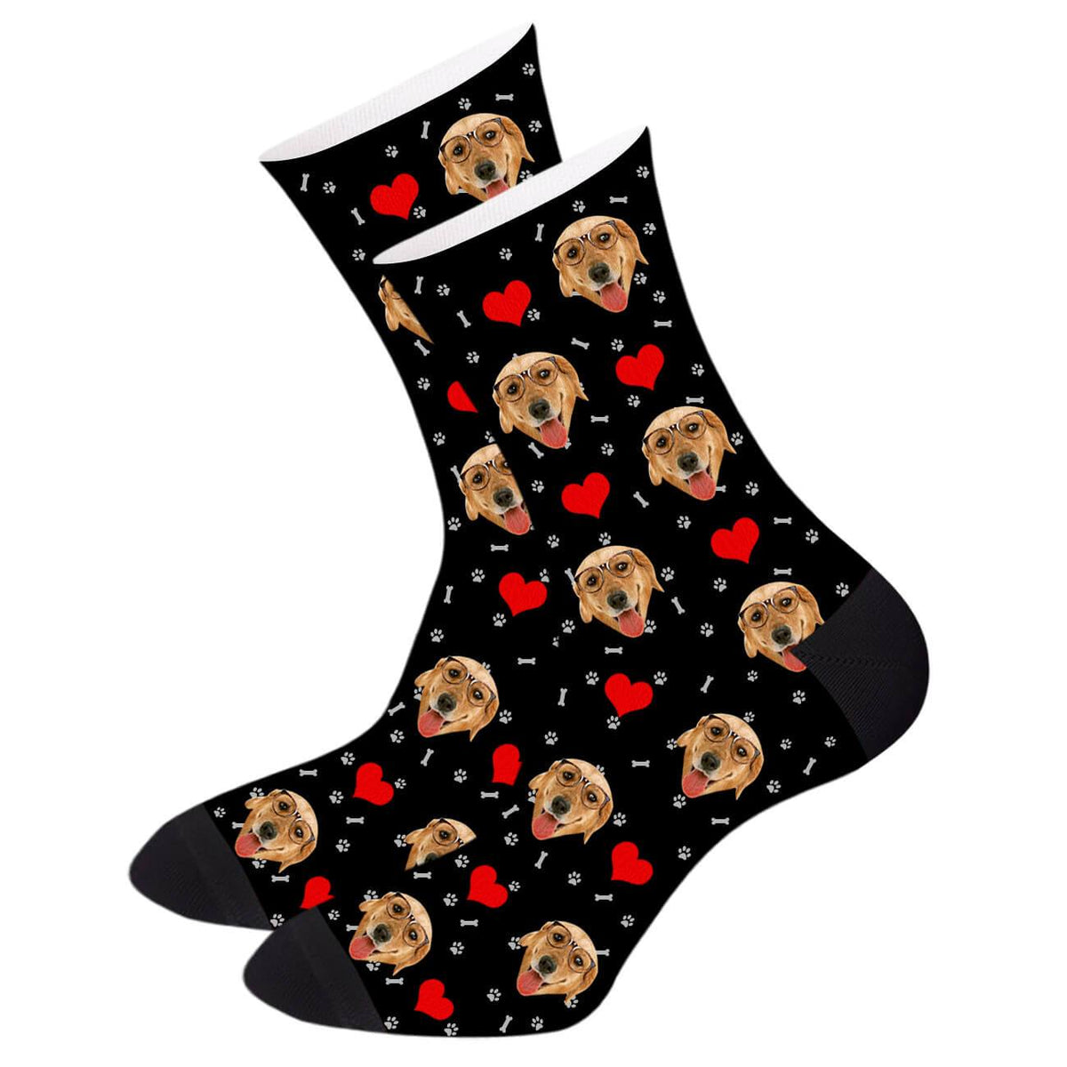 Personalized Dog Face Socks – Yourphotosocks