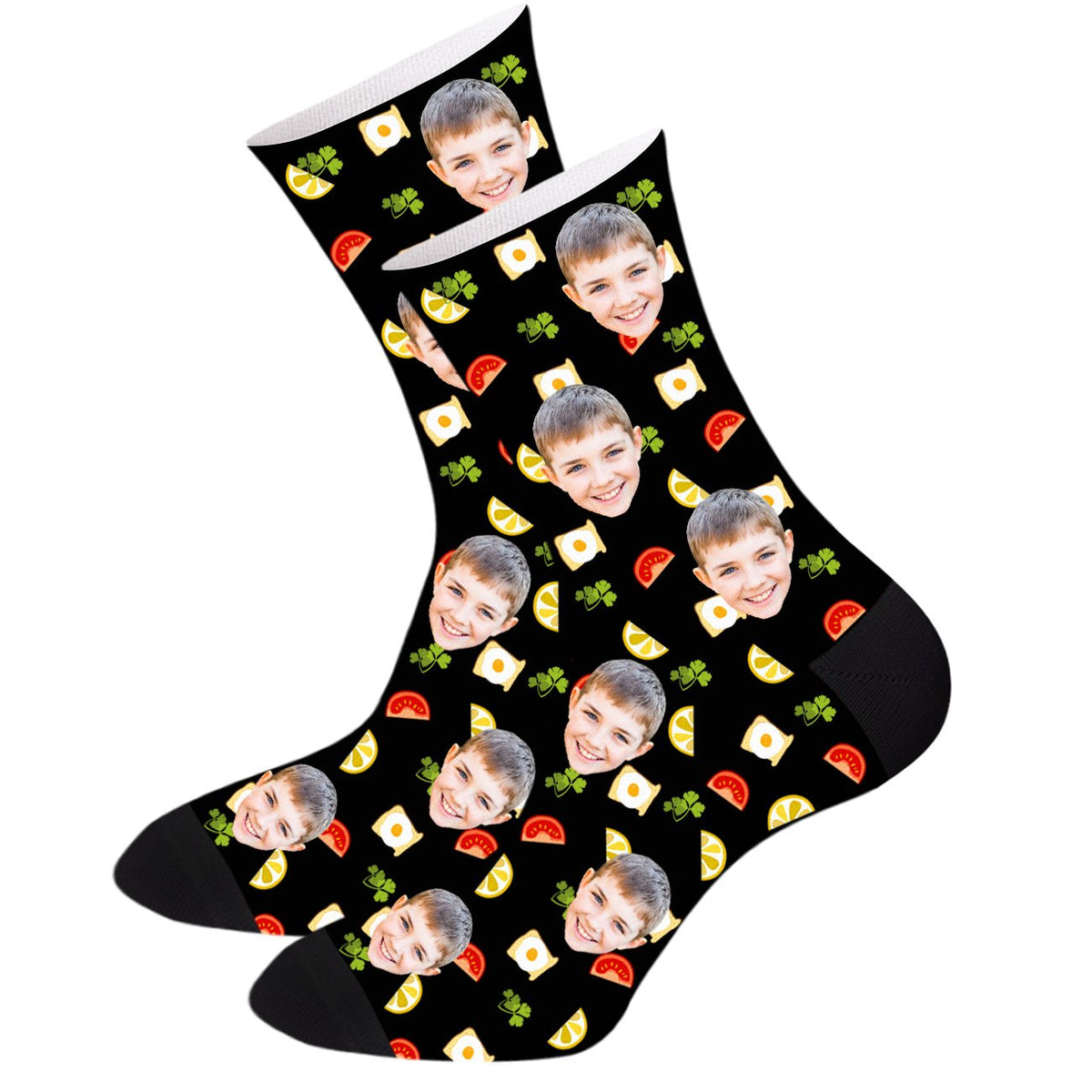 Custom Vegetables Socks – Yourphotosocks